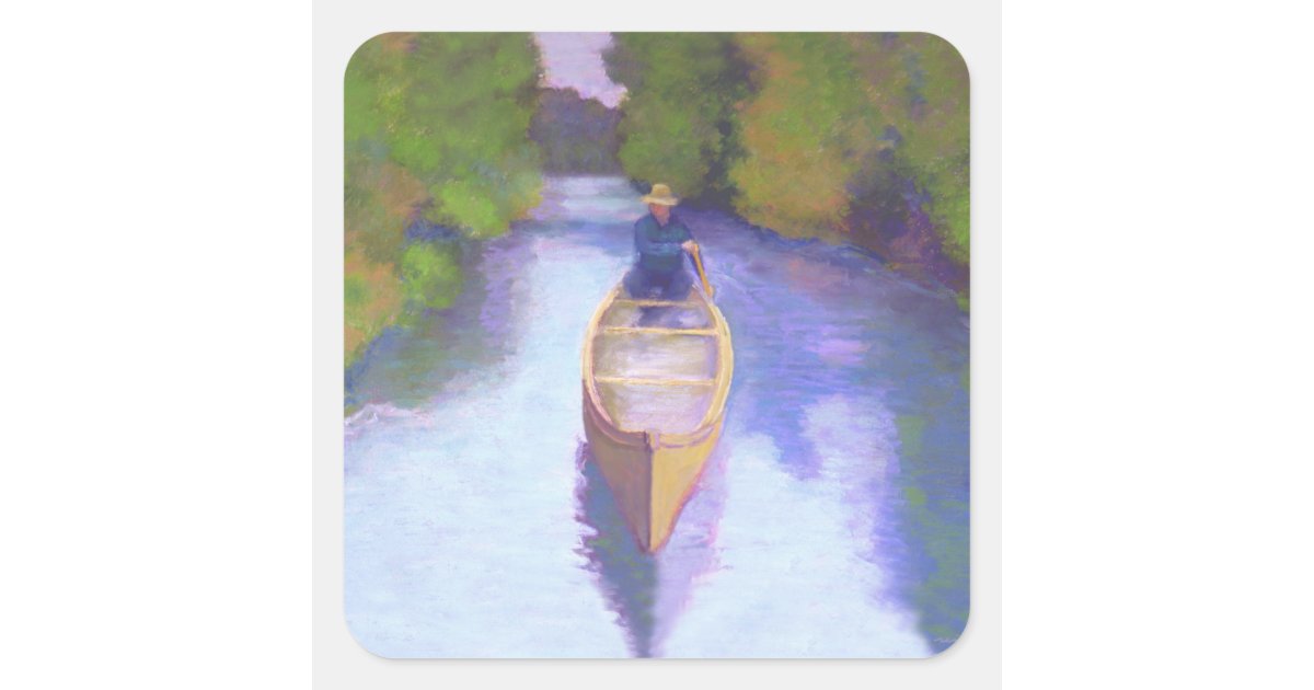 Canoe Stickers | Zazzle