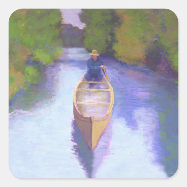 Canoe Stickers | Zazzle