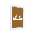 Canoe Symbol Sign Metal Art | Zazzle