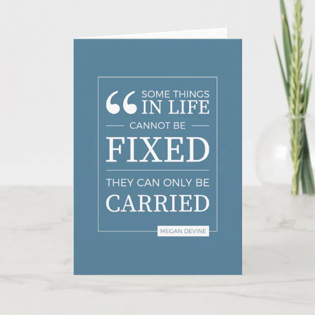 Can't be fixed card in blue | Zazzle