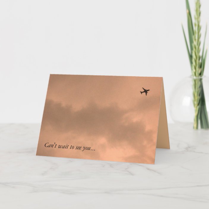 Can't wait to see you... card | Zazzle.com