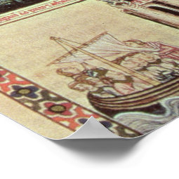 Cantiga 33, page from the 'Cantigas de Santa Maria Poster | Zazzle