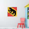 Canton of Bern flag Switzerland symbol Poster | Zazzle