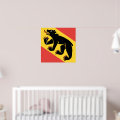 Canton of Bern flag Switzerland symbol Poster | Zazzle