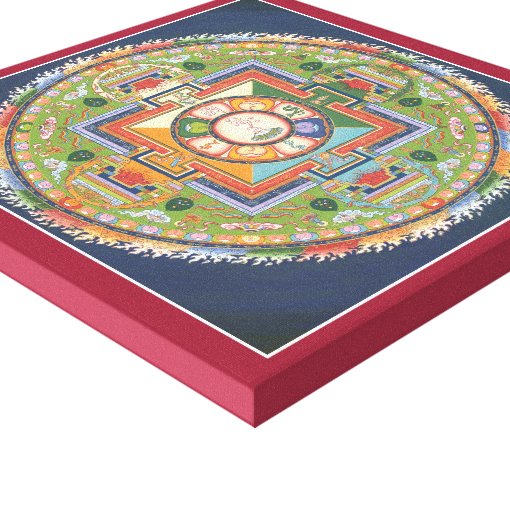 CANVAS - Mandala of Buddha of Compassion | Zazzle