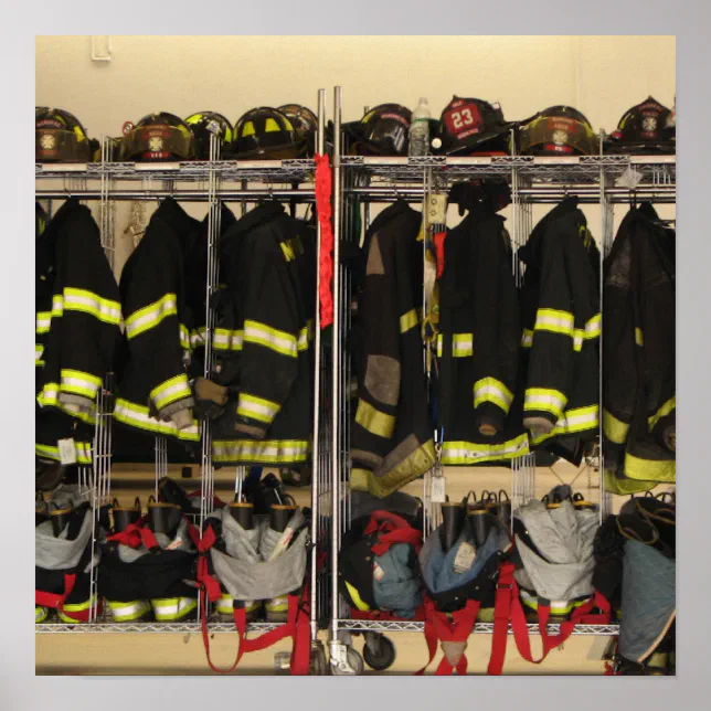 Canvas Print Bunker Gear | Zazzle