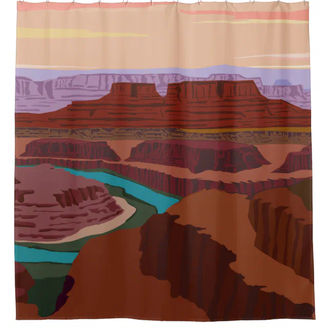 Canyonlands National Park in Utah Shower Curtain | Zazzle
