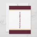Cap & Diploma, Maroon & Gold Graduation Invitation | Zazzle