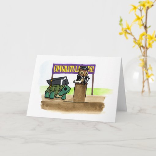 Cap off your Hard Work Card | Zazzle