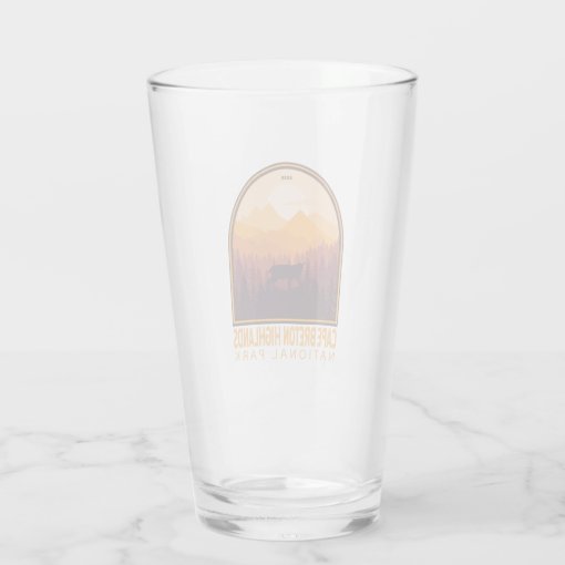 Cape Breton Highlands National Park Lynx Vintage Glass | Zazzle
