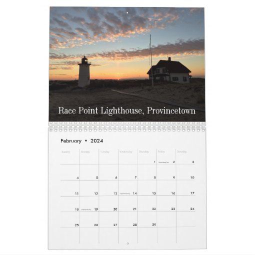 Cape Cod and the Islands Lighthouses 2018 Calendar | Zazzle