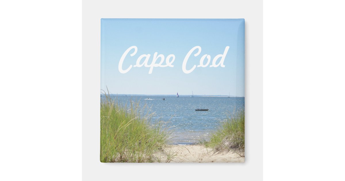 Cape Cod beach photo Magnet | Zazzle