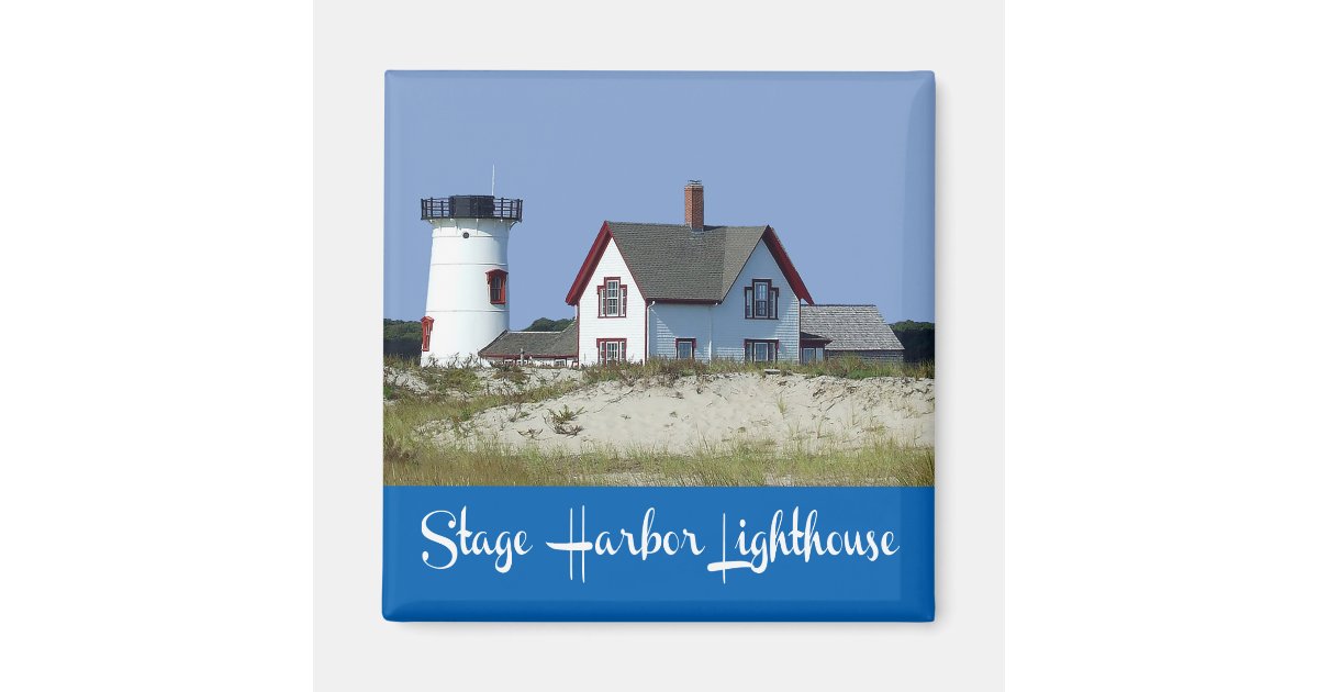 Cape Cod, Chatham, Massachusetts Lighthouse Magnet | Zazzle