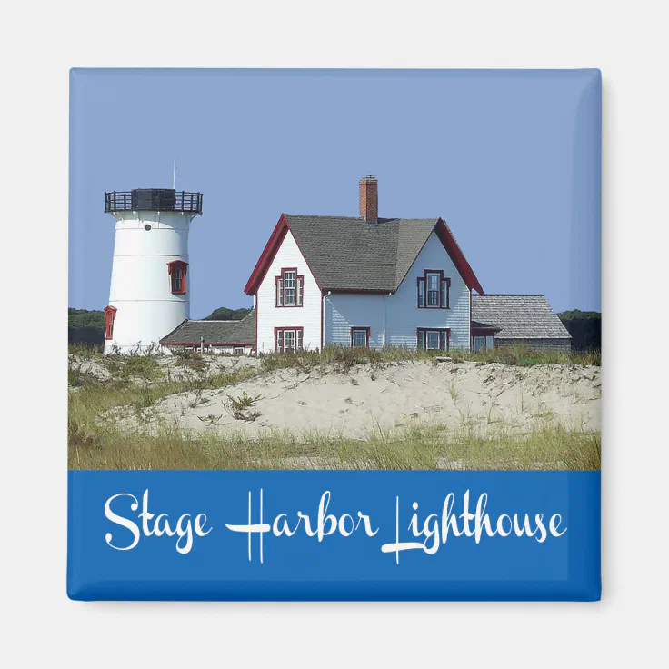 Cape Cod, Chatham, Massachusetts Lighthouse Magnet | Zazzle
