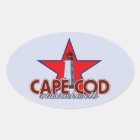 CC - Cape Cod Massachusetts Oval Sticker | Zazzle.com