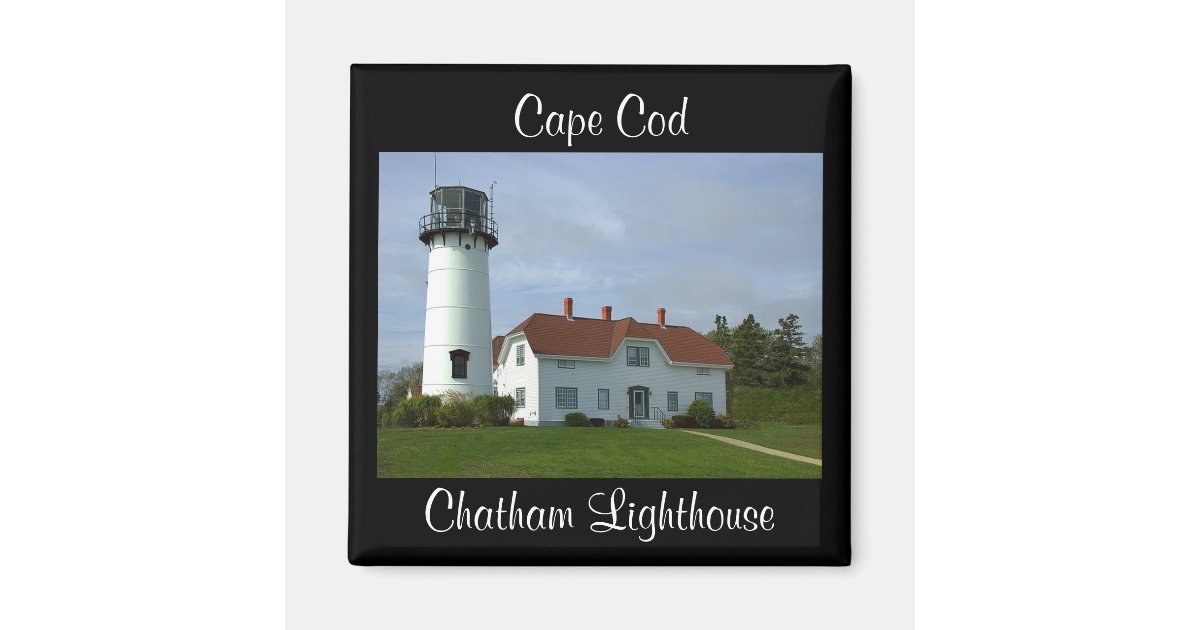 Cape Cod MA Chatham Lighthouse Fridge Magnet | Zazzle