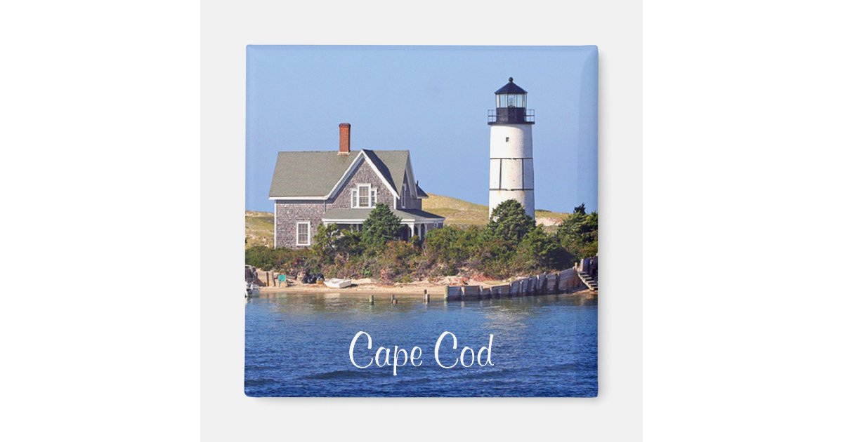 Cape Cod MA Sandy Neck Lighthouse Fridge Magnet | Zazzle
