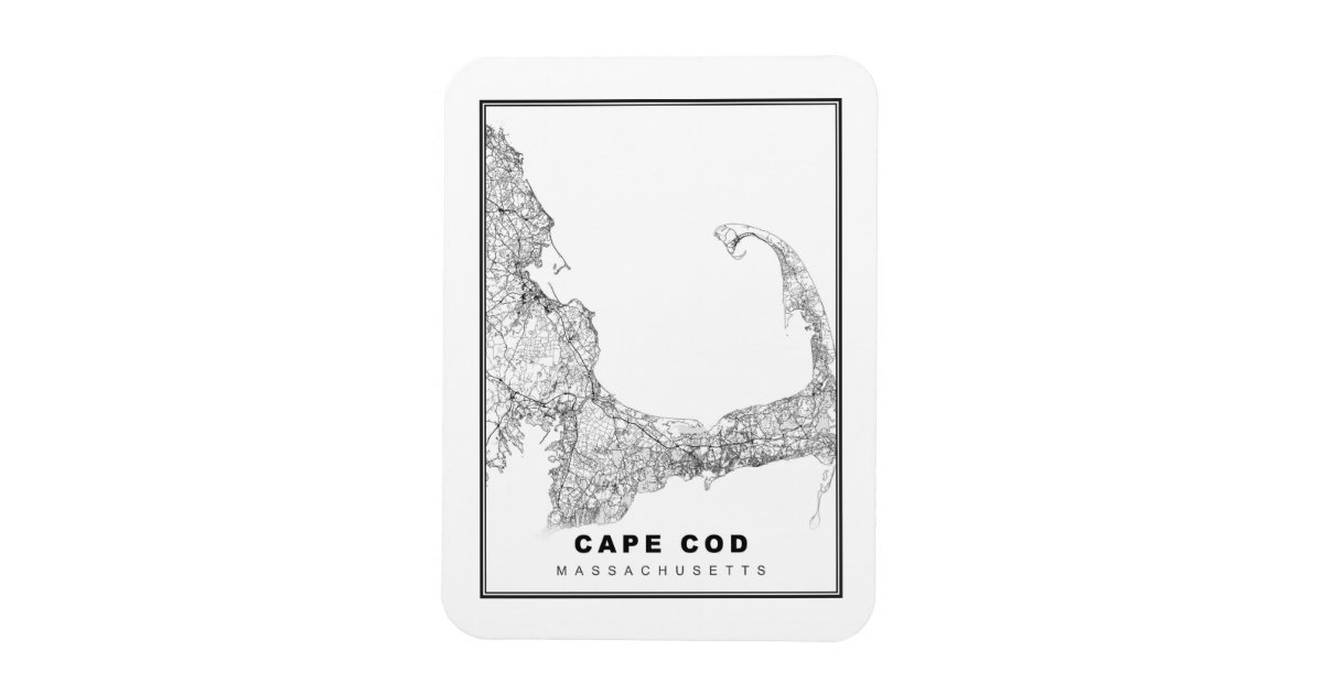 Cape Cod Map Magnet | Zazzle