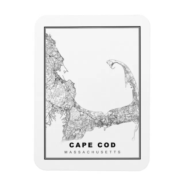 Cape Cod Map Magnet | Zazzle