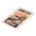 Cape Cod Massachusetts Painterly Travel Art Retro Magnet | Zazzle
