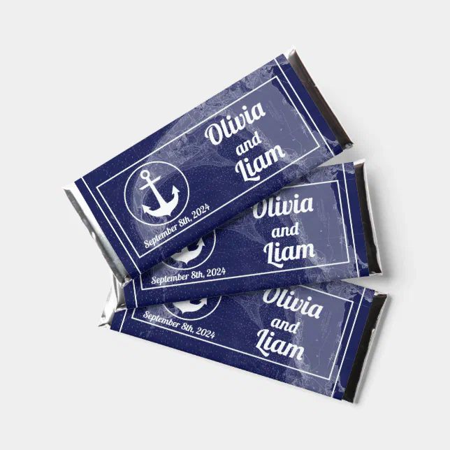 Cape Cod Massachusetts Vintage Map Wedding Hershey Bar Favors | Zazzle