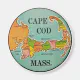 Cape Cod Massachusetts vintage travel Magnet | Zazzle