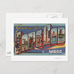 Cape Cod, MassachusettsLarge Letter Scenes Postcard | Zazzle