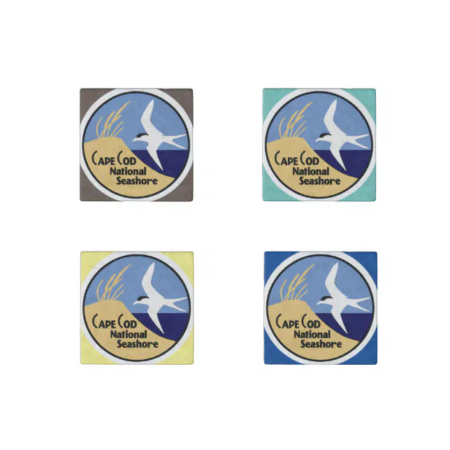 Cape Cod National Seashore (Customize Colors) Stone Magnet | Zazzle