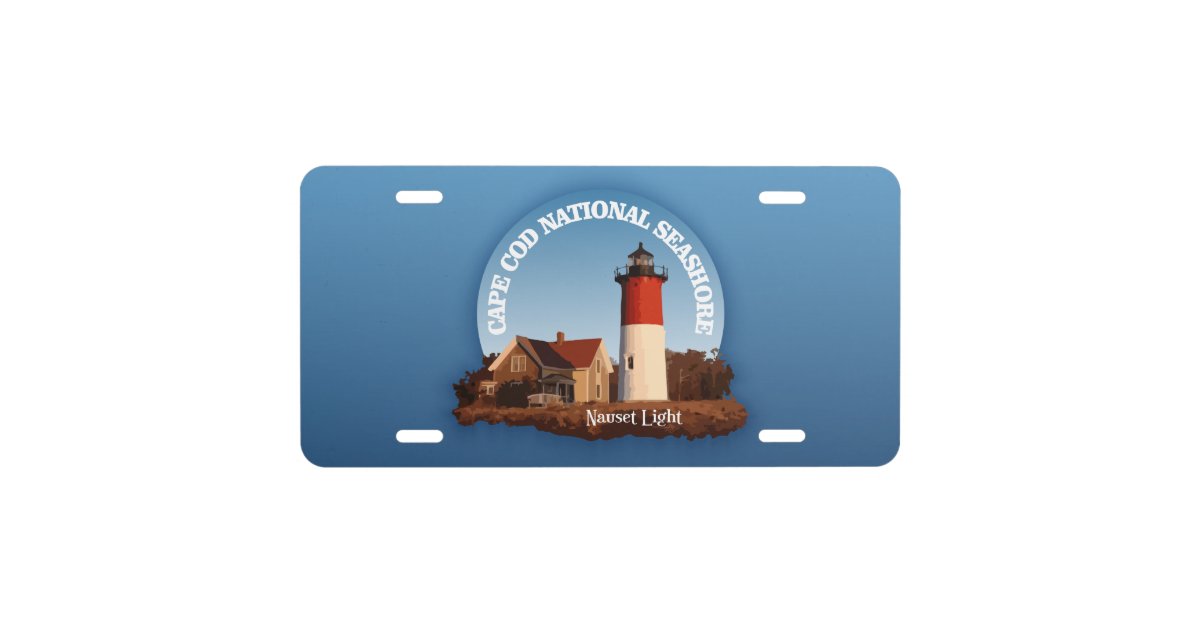Cape Cod National Seashore License Plate | Zazzle