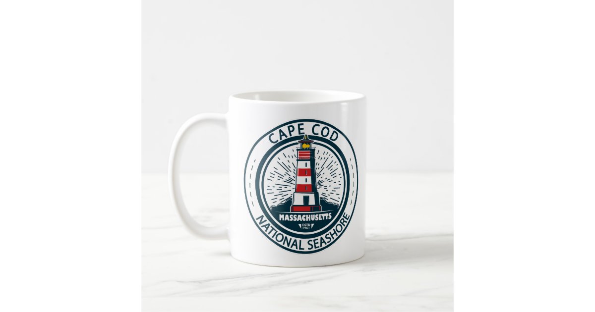 Cape Cod National Seashore Massachusetts Badge Coffee Mug | Zazzle