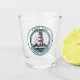 Cape Cod National Seashore Massachusetts Badge Shot Glass | Zazzle