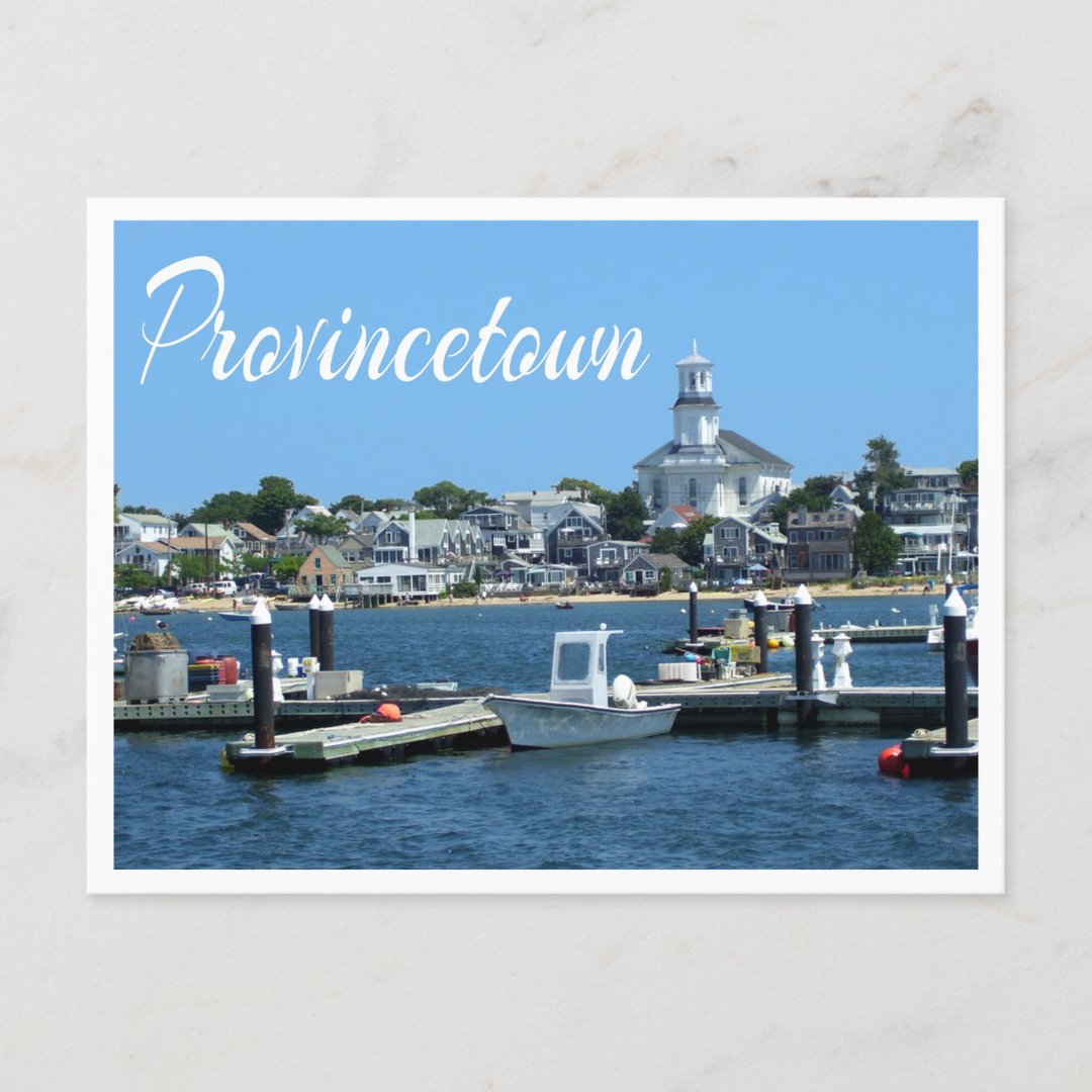 Cape Cod, Provincetown MA Post Card | Zazzle
