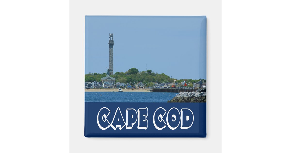 Cape Cod, Provincetown Massachusetts Lighthouse Magnet | Zazzle