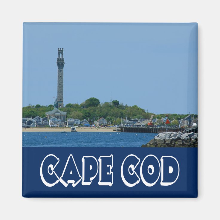 Cape Cod, Provincetown Massachusetts Lighthouse Magnet | Zazzle
