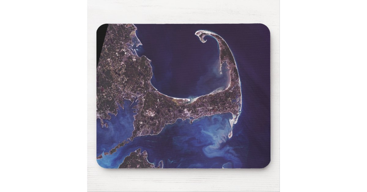 Cape Cod Satellite Photograph Mouse Pad | Zazzle