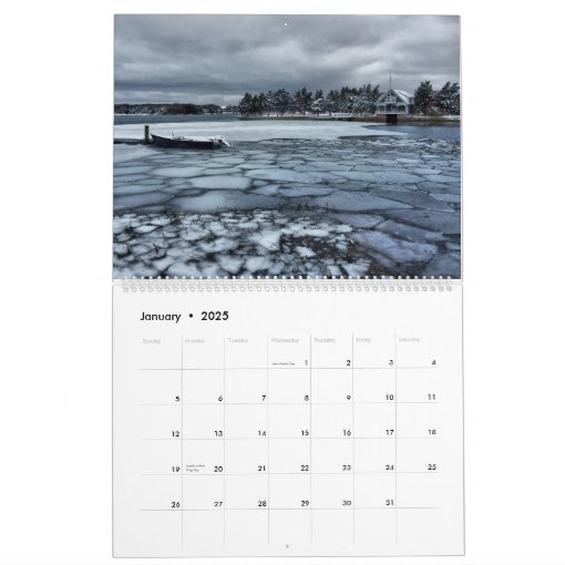 Cape Cod Seasons Photo Calendar 2017 | Zazzle
