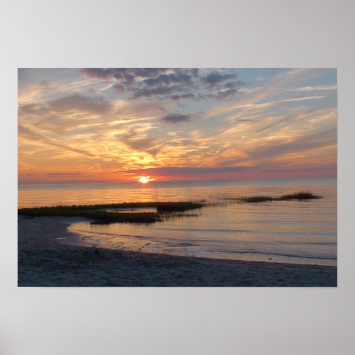 Cape Cod Sunset Poster | Zazzle.com