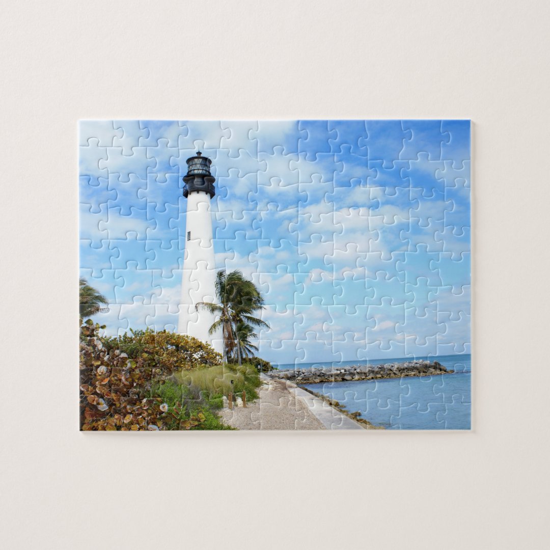 Cape Florida Lighthouse Jigsaw Puzzle | Zazzle