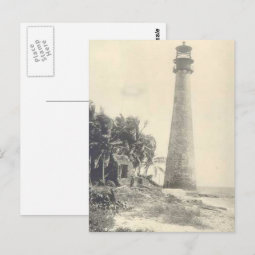 Cape Florida Lighthouse Postcard | Zazzle
