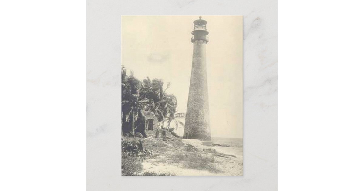Cape Florida Lighthouse Postcard | Zazzle