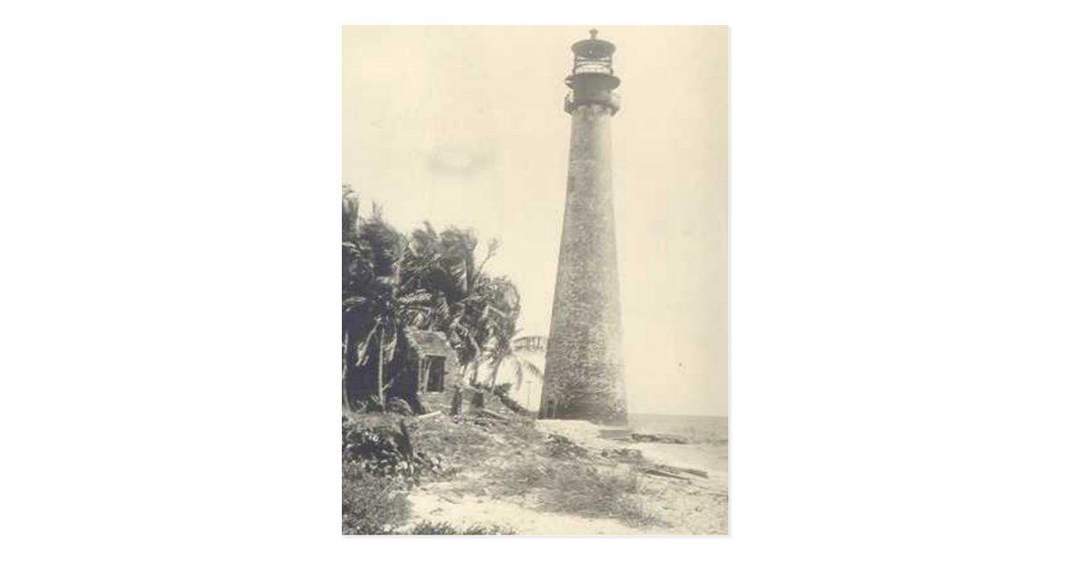 Cape Florida Lighthouse Postcard | Zazzle.com