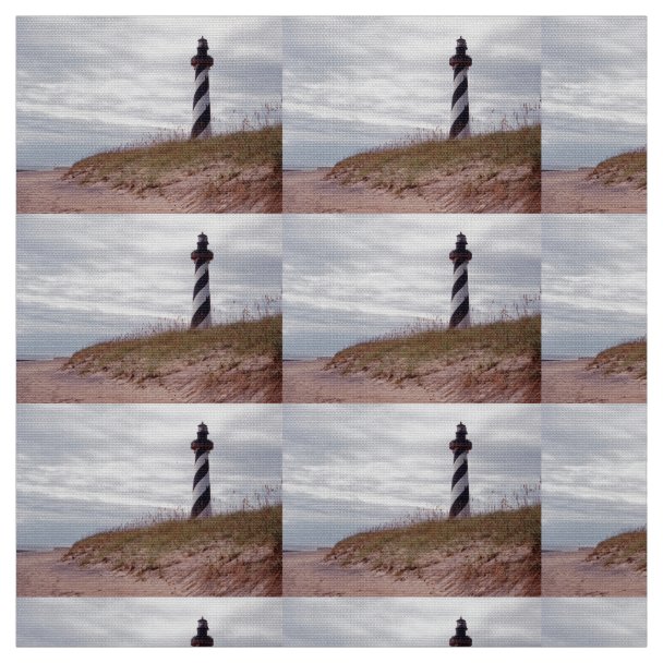 Cape Hatteras Lighthouse Fabric | Zazzle