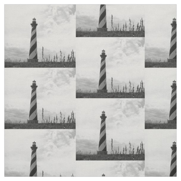 Cape Hatteras Lighthouse Fabric | Zazzle
