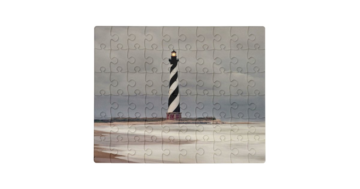 CAPE HATTERAS LIGHTHOUSE JIGSAW PUZZLE | Zazzle