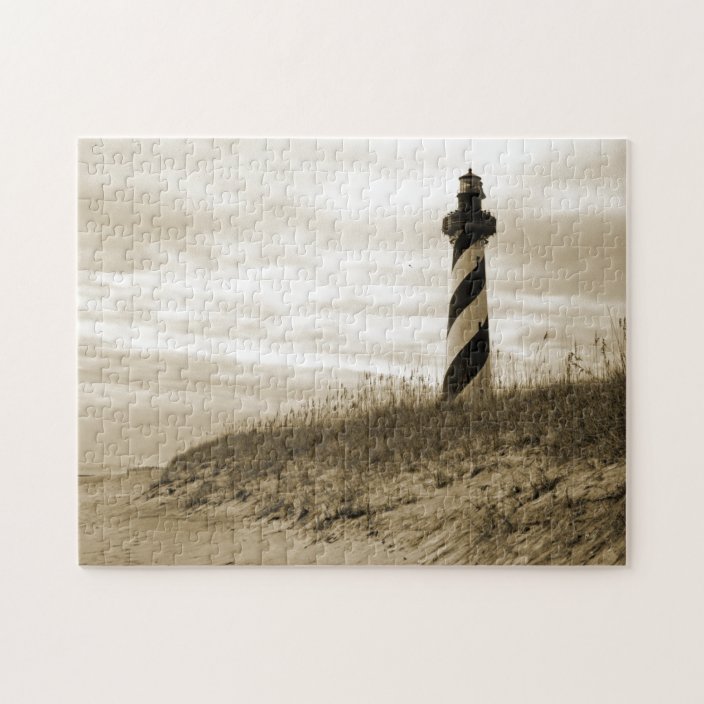 Cape Hatteras Lighthouse Jigsaw Puzzle | Zazzle.com