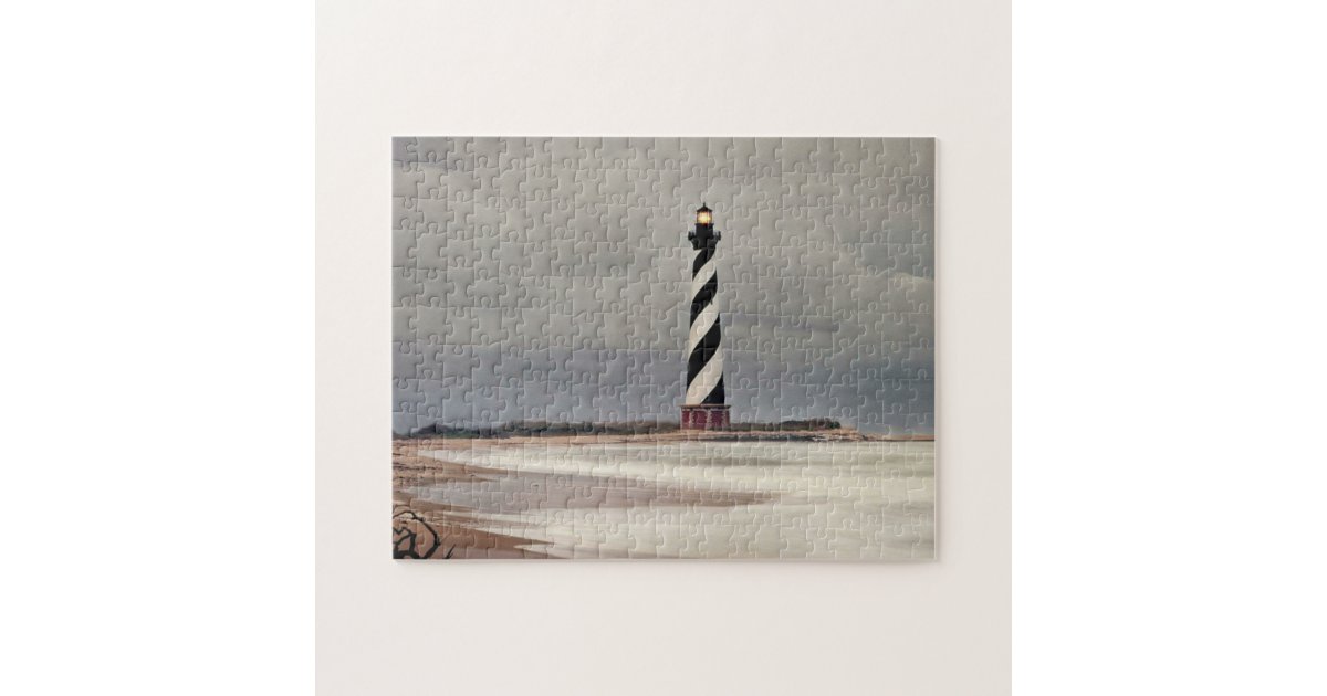 CAPE HATTERAS LIGHTHOUSE JIGSAW PUZZLE | Zazzle