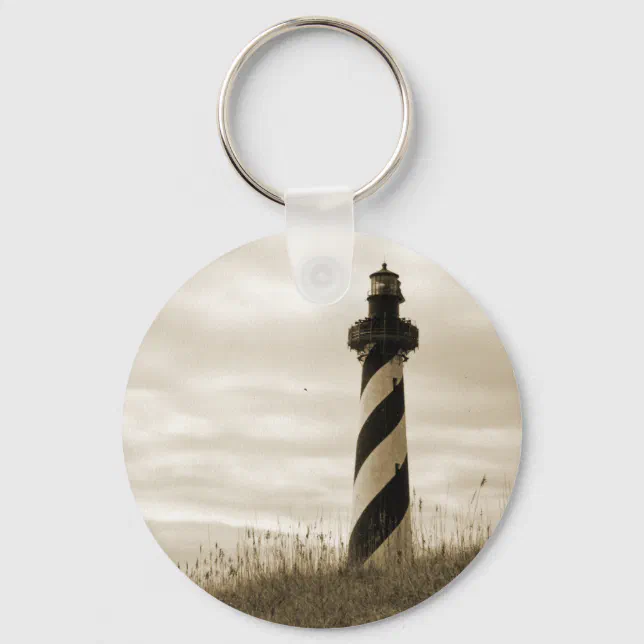 Cape Hatteras Lighthouse Keychain | Zazzle