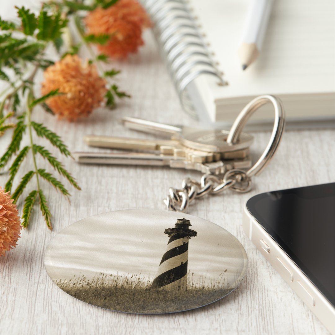 Cape Hatteras Lighthouse Keychain | Zazzle