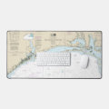 Cape Lookout to New River Nautical Chart 11543 Desk Mat | Zazzle