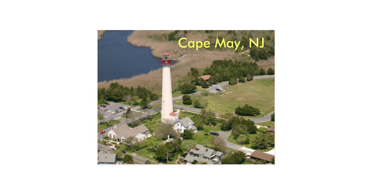 Cape May Lighthouse, Cape May, NJ Postcard | Zazzle.com